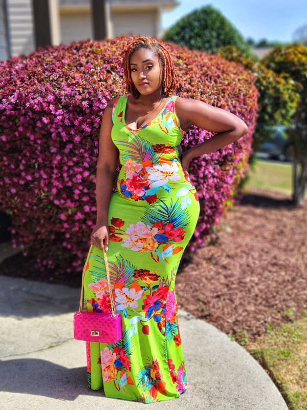 Miami Vibes Dress - Get Me Bodied Boutique, LLC
